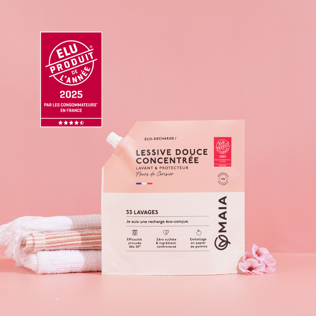 Eco-Recharge Lessive Liquide Ecologique Fleurs de cerisier – Maia